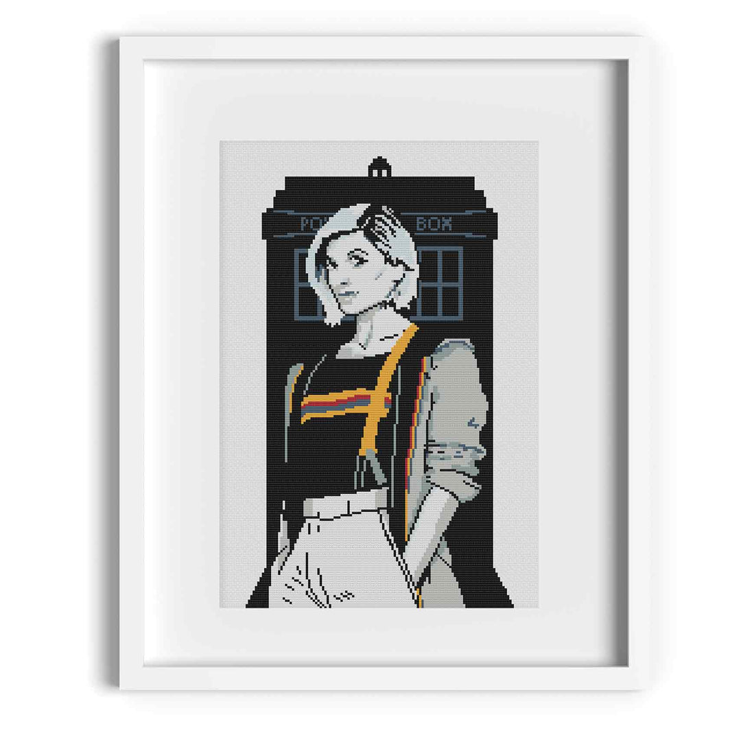 Doctor Who Cross Stitch Pattern – Happy Sloth Patterns