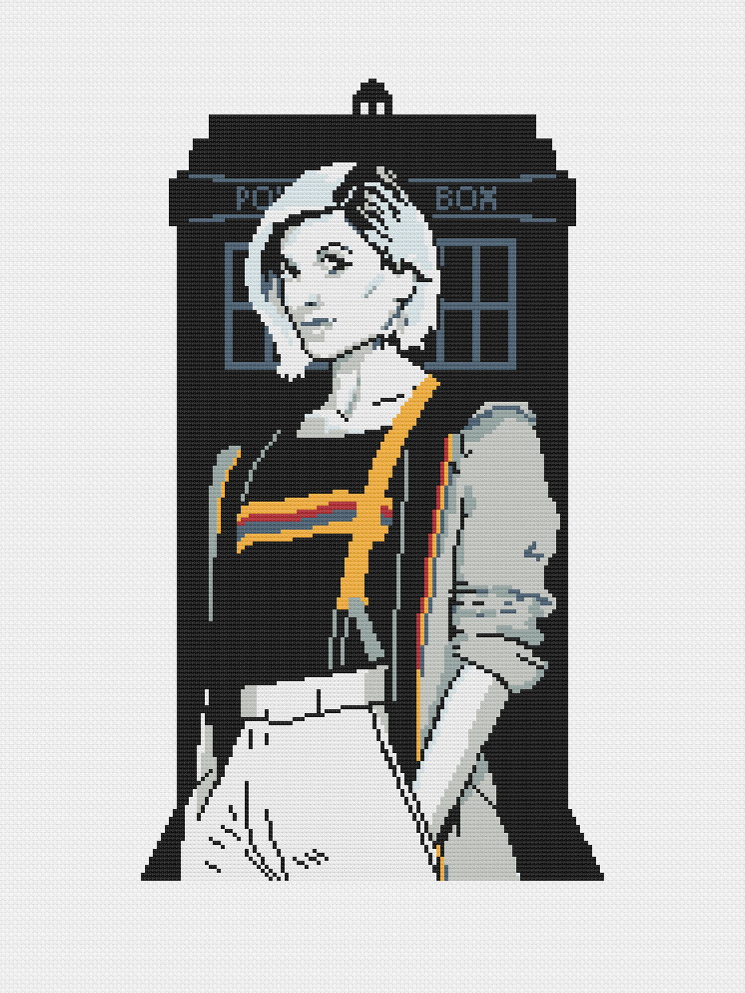 Doctor Who Cross Stitch Pattern – Happy Sloth Patterns